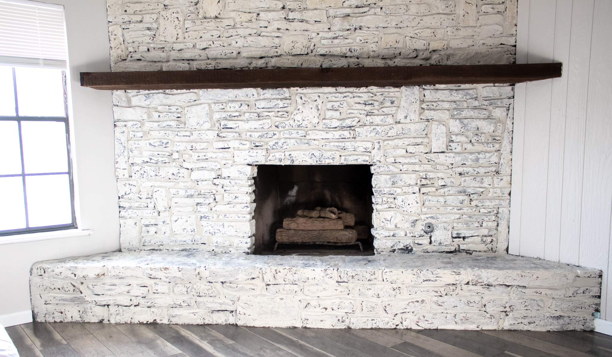German Schmear Brick Fireplace : From Drab to Fab – With Love, Mercedes