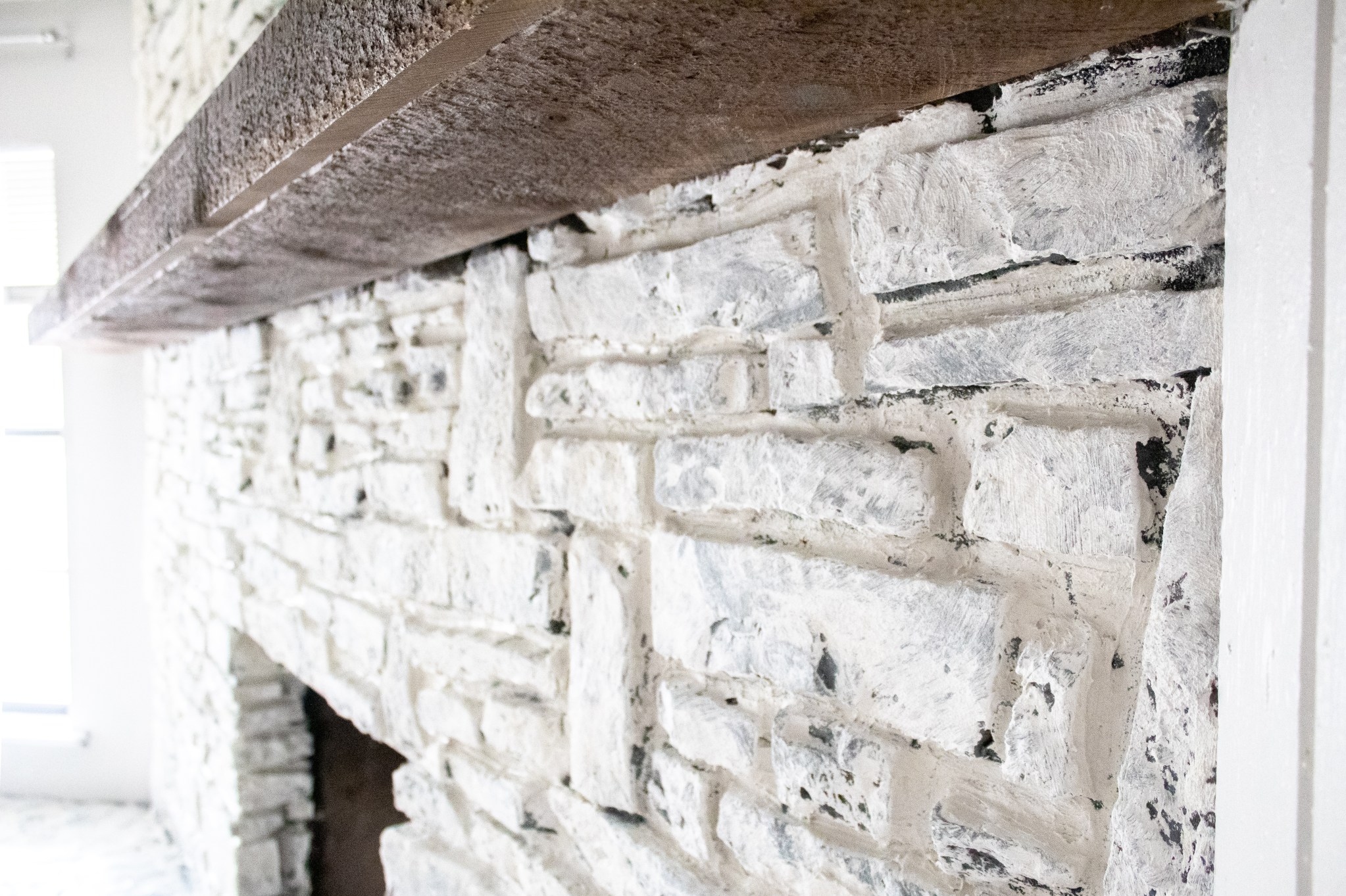 German Schmear Brick Fireplace : From Drab to Fab – With Love, Mercedes