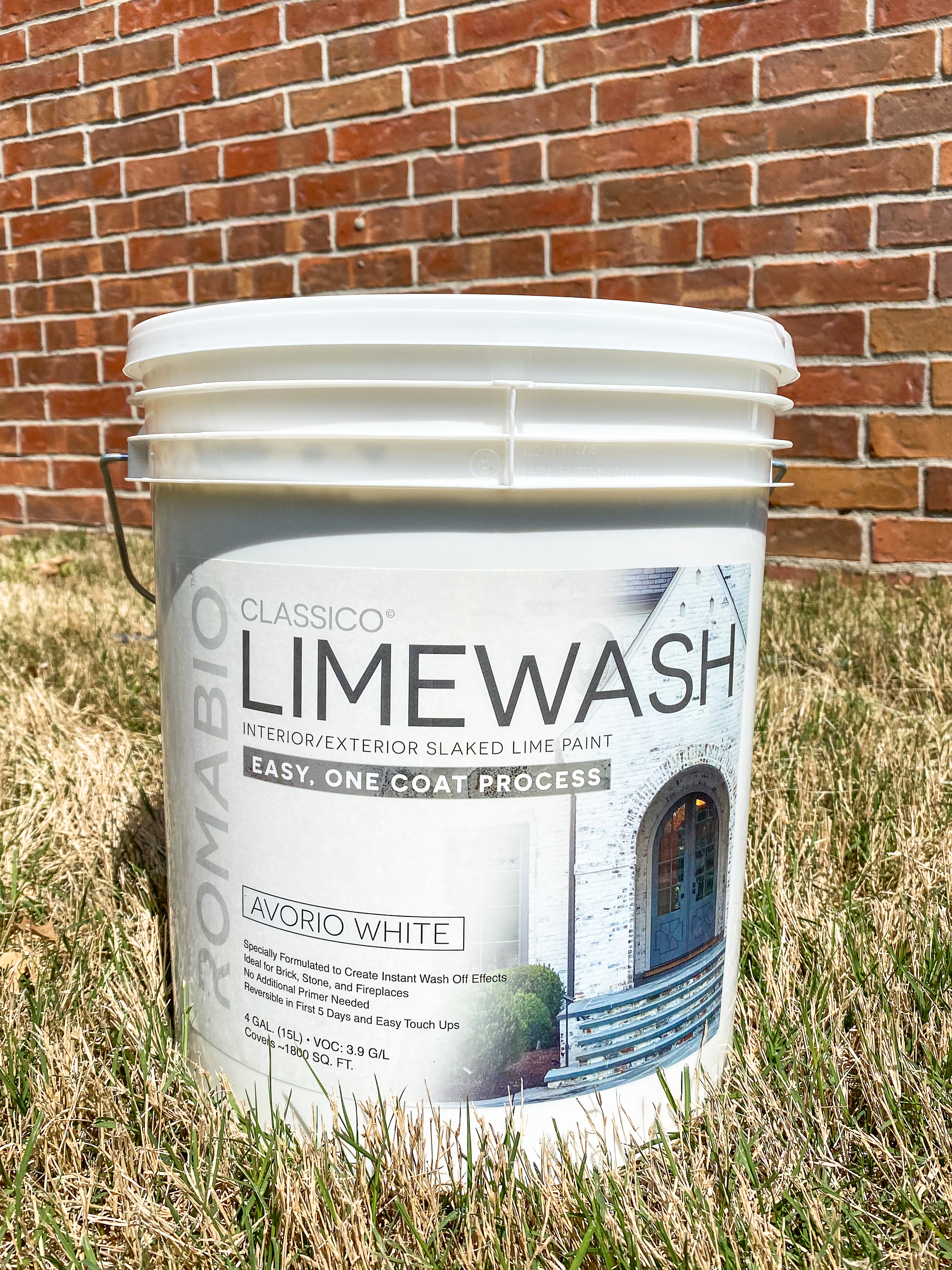 We Limewashed our Brick!!! – With Love, Mercedes