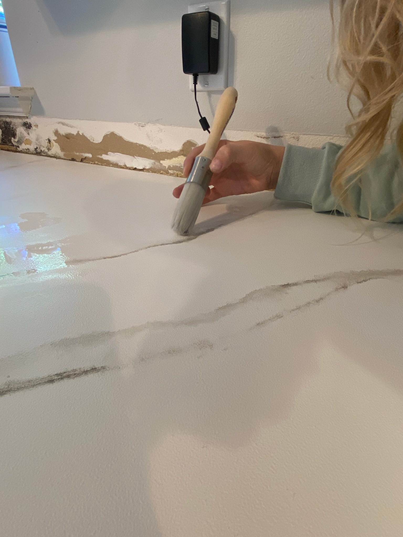 DIY Faux Marble Countertops – With Love, Mercedes