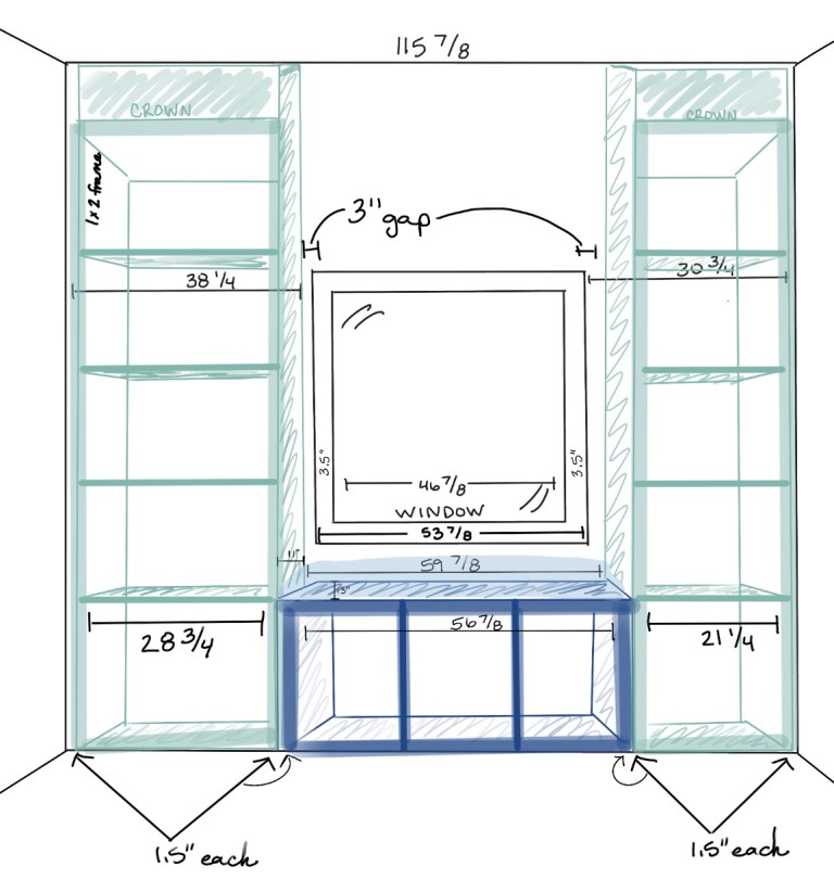 How to Build Built-in Shelving Units – With Love, Mercedes