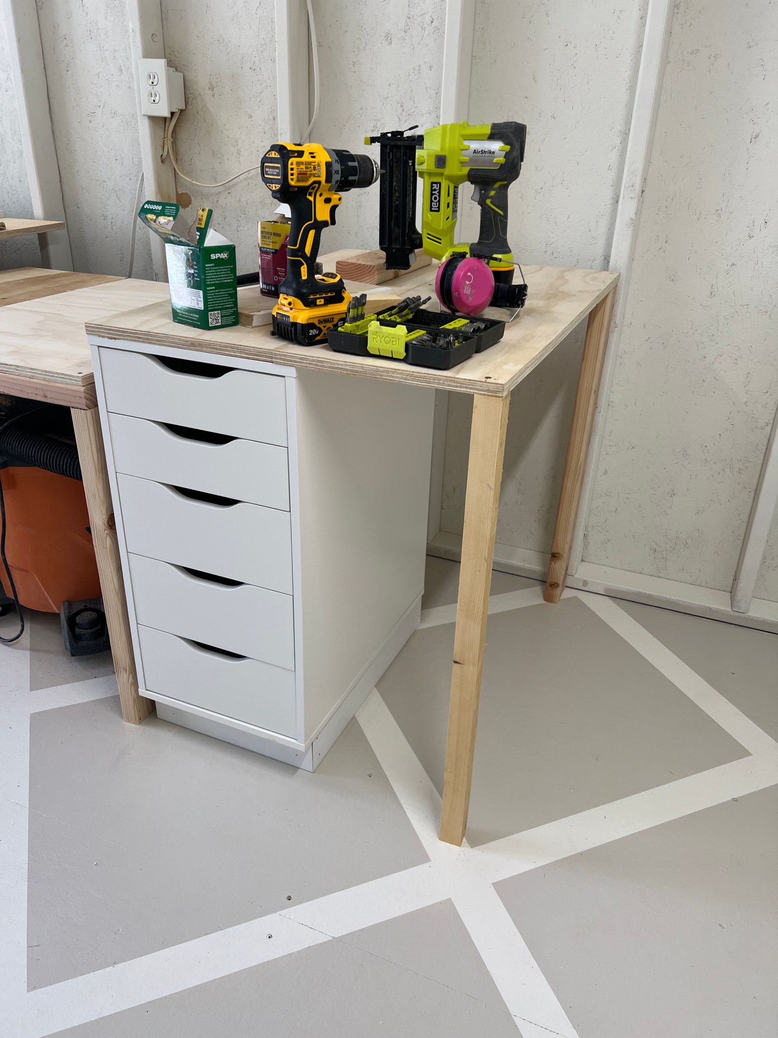 How to Build a Workbench from IKEA Drawers – With Love, Mercedes