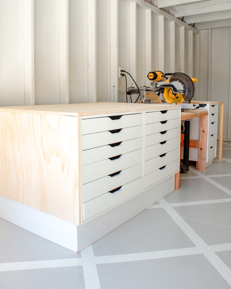 How to Build a Workbench from IKEA Drawers – With Love, Mercedes