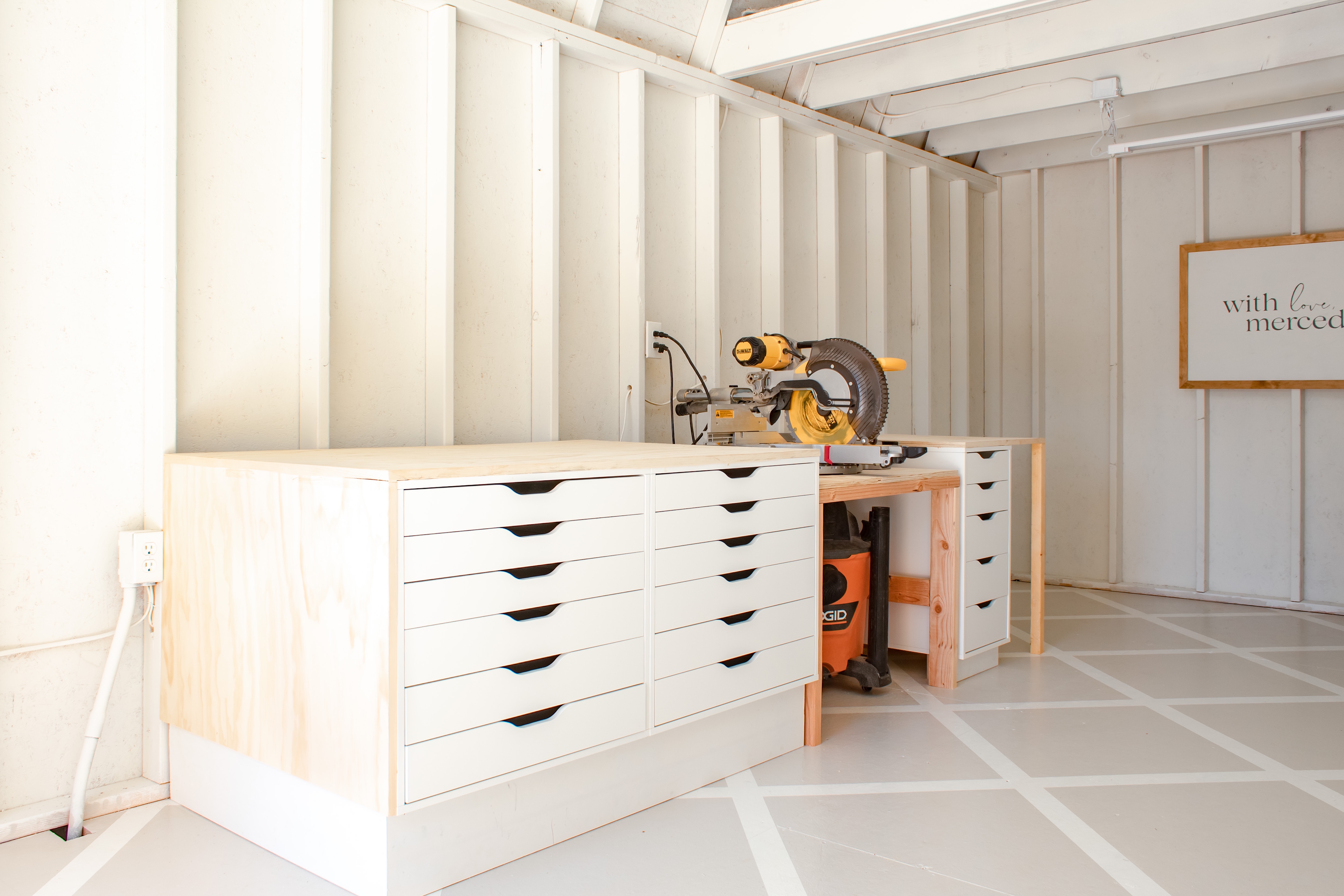 How to Build a Workbench from IKEA Drawers – With Love, Mercedes