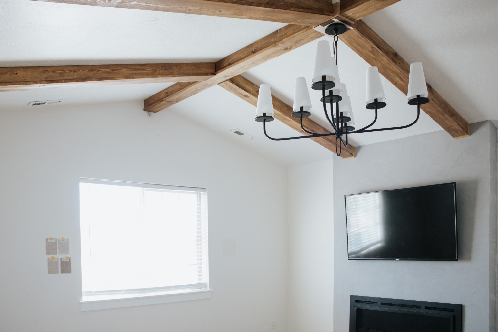 DIY Faux Ceiling Beams – With Love, Mercedes