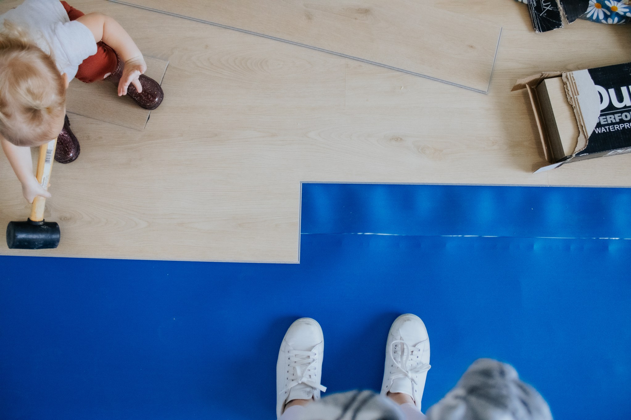 Installing LVP Floors in our Primary Bedroom – With Love, Mercedes