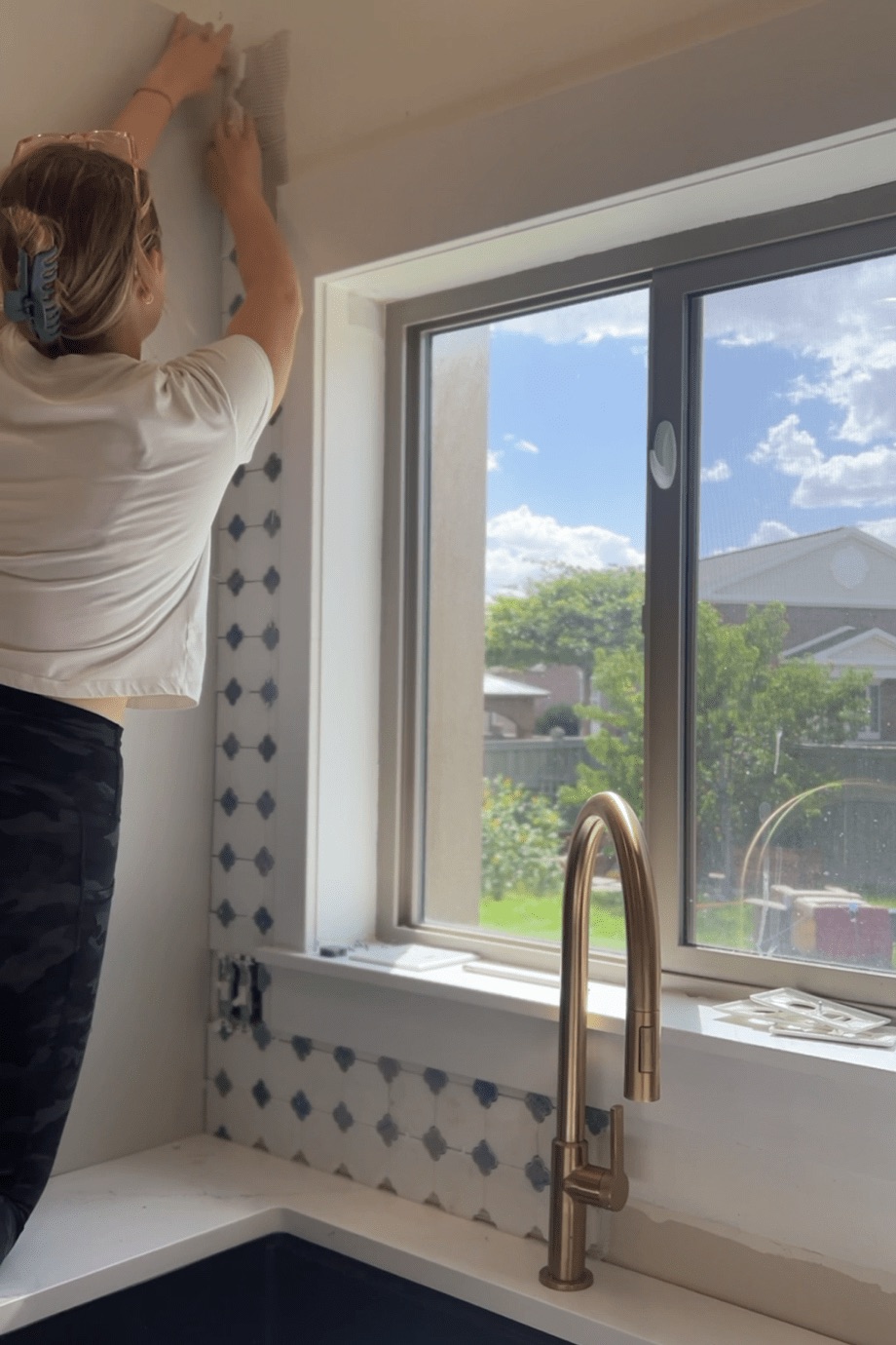 How I DIYed our Marble Backsplash – With Love, Mercedes